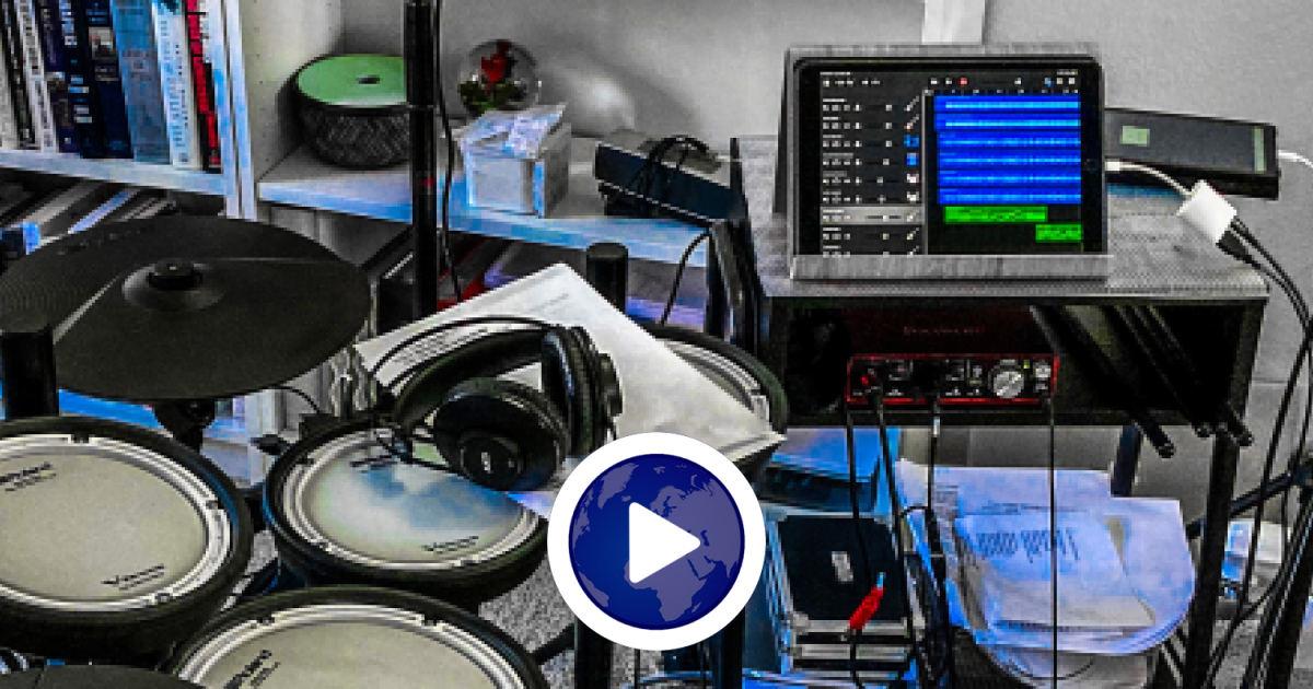 "Heavy 150bpm ~ Drum Track" | free Rock backing track